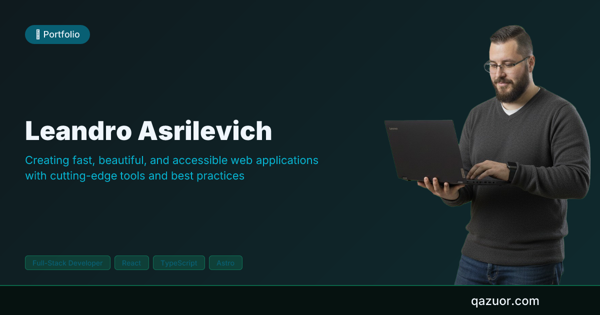Leandro Asrilevich - Full-Stack Developer | Modern Web Solutions ...